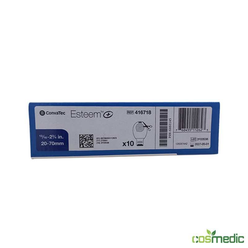 POCHE+SUPPORT DE COLOSTOMIE ESTEEM CONVATEC 1PIECE