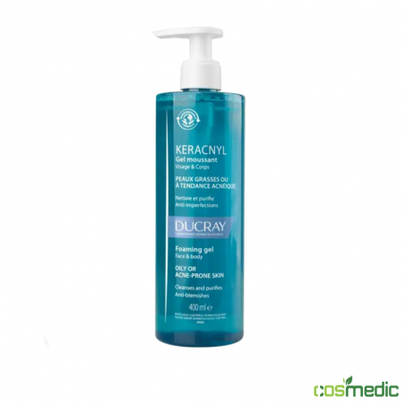 DUCRAY KERACNYL GEL MOUSSANT 400ML